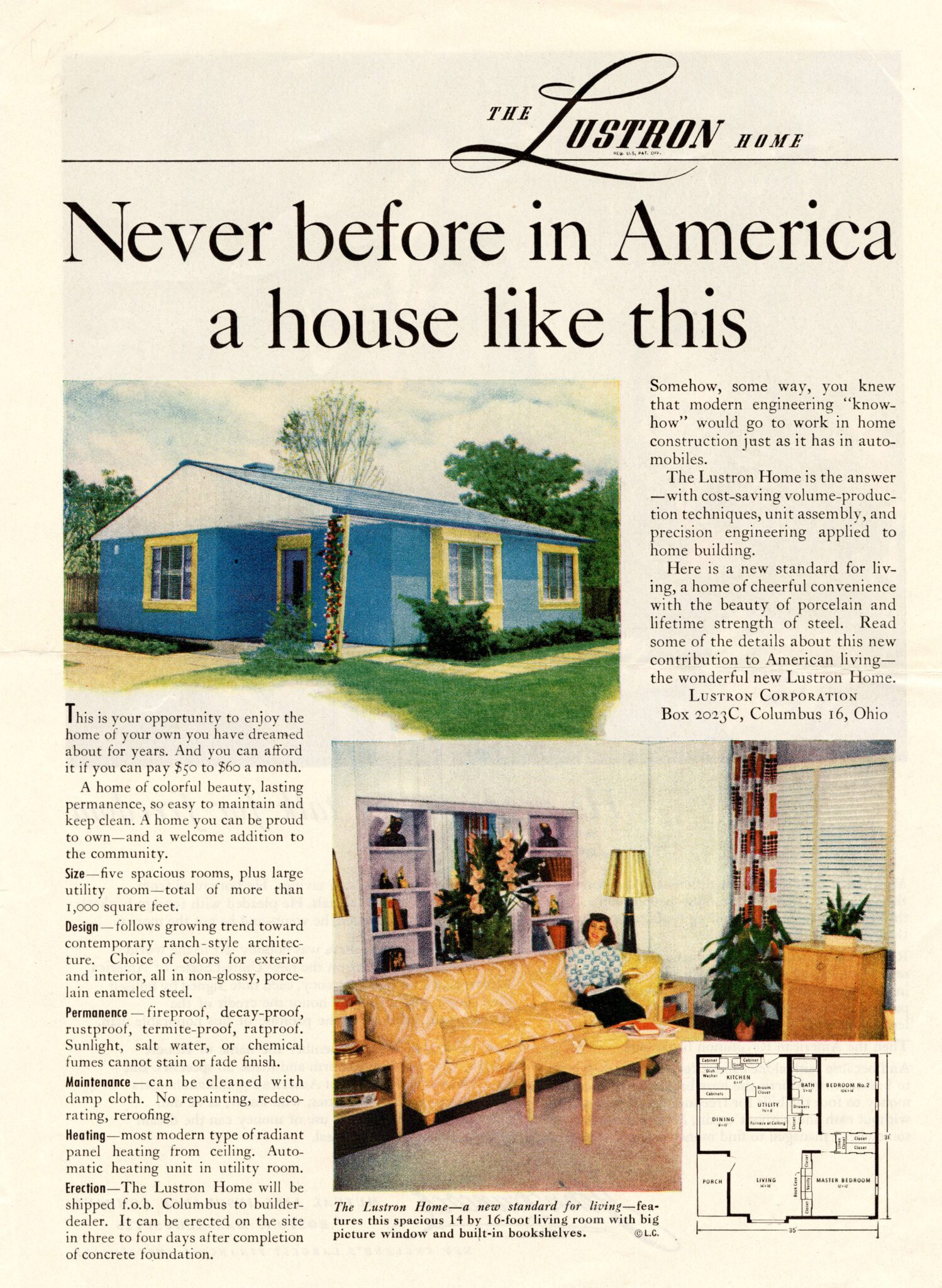Collections Spotlight: Lustron Homes - Ohio History Connection