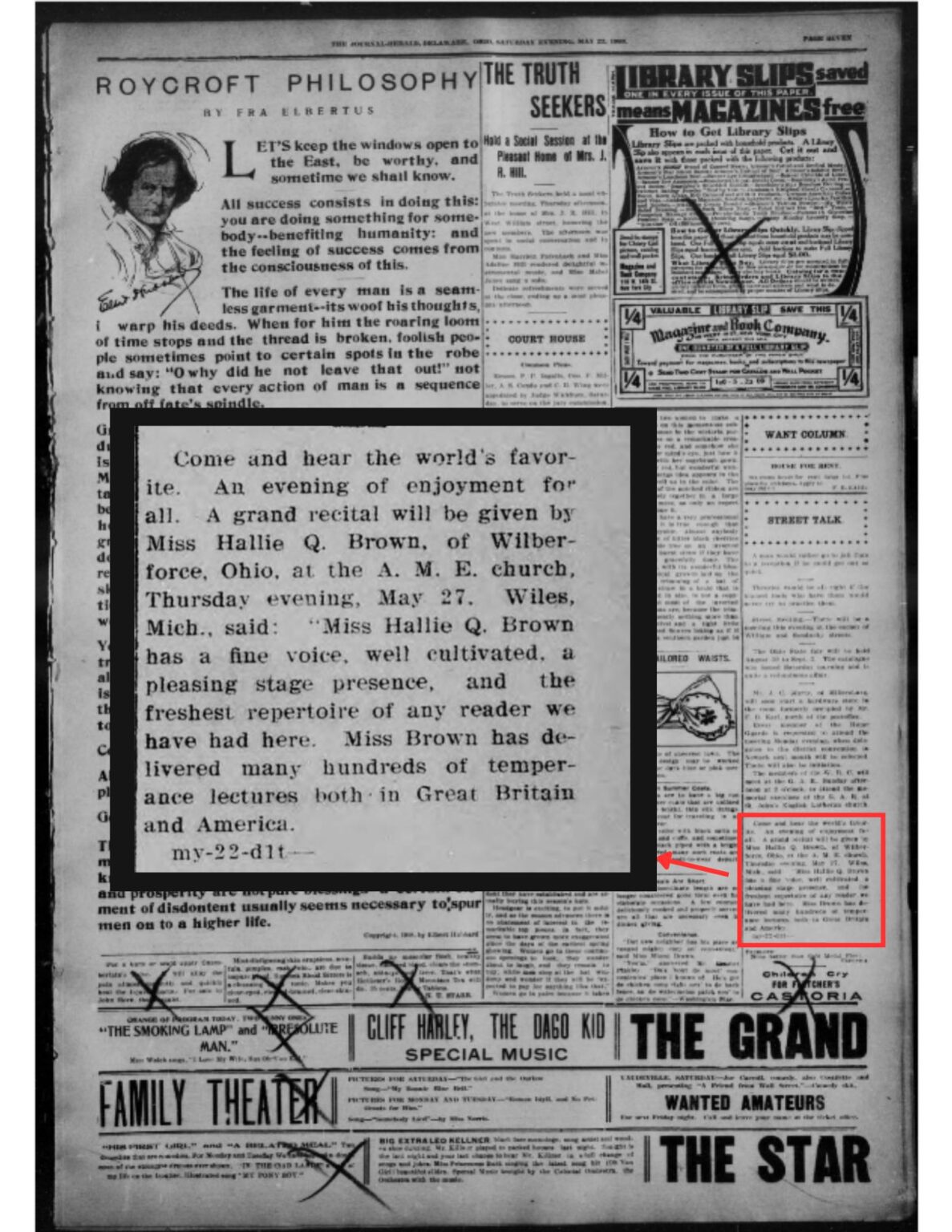 Remembering a Forgotten Legend: Hallie Q. Brown - Ohio History Connection